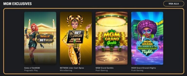 BetMGM Casino Recension - Välj bland tre olika bonusar