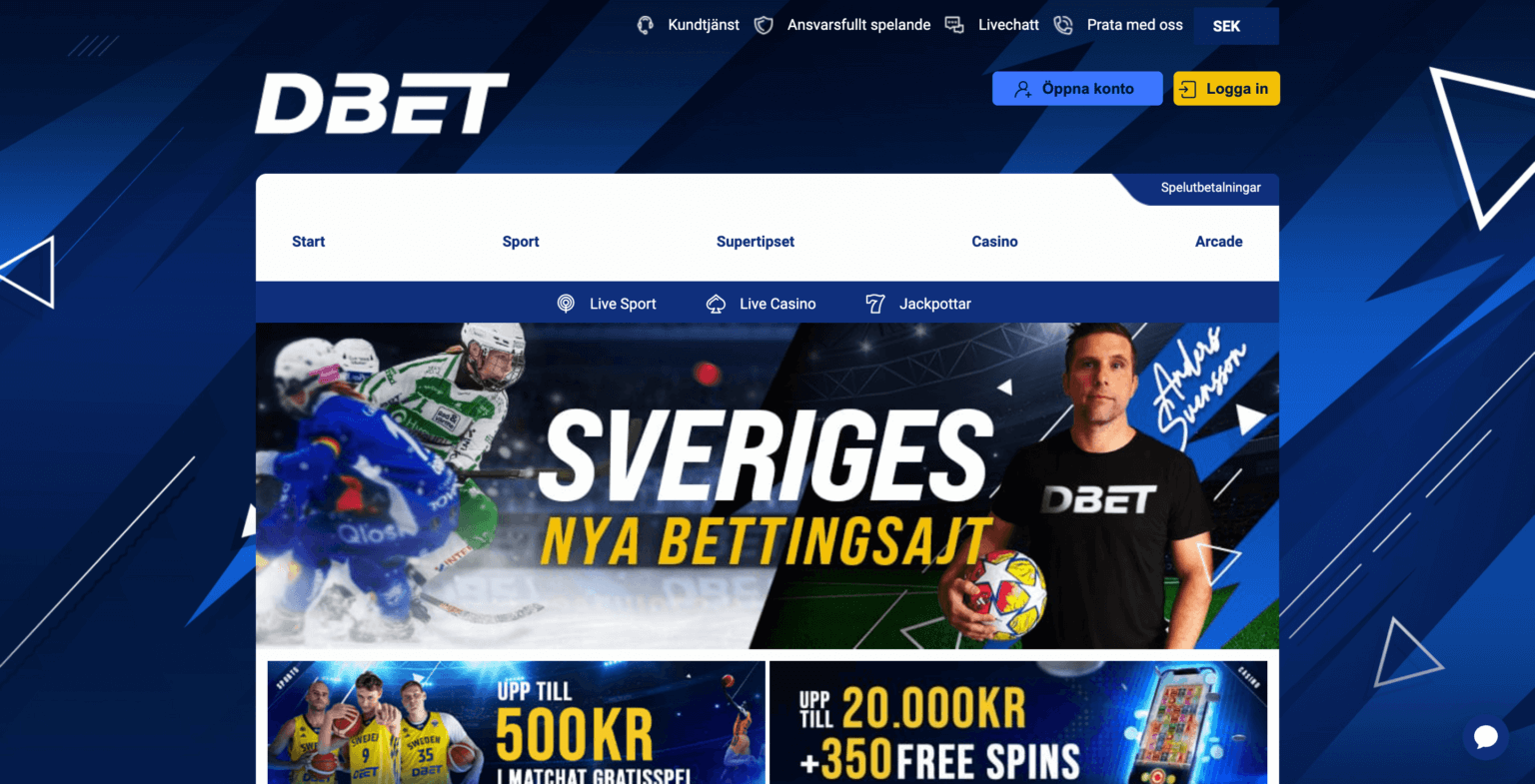 DBet recension - Svenskt casino med stor bonus