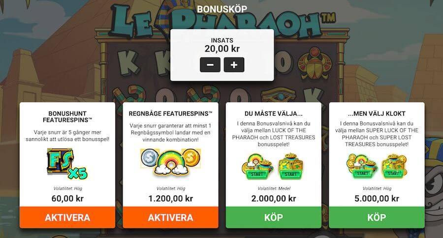 Le Pharaoh Recension – Maxvinst på 15 000x!
