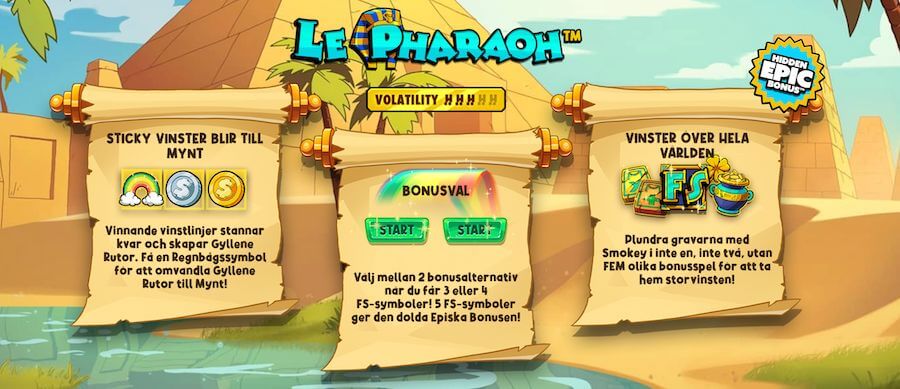 Le Pharaoh Recension – Maxvinst på 15 000x!